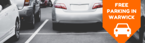10 Free Parking Spots in Warwick, 2026