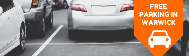 10 Free Parking Spots in Warwick, 2026